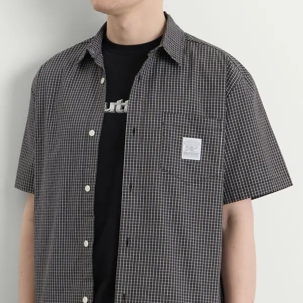 BUTTER GOODS Equipment Shirt - Black/grey