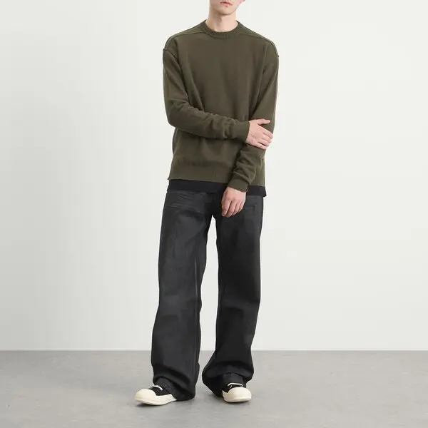 Rick Owens Round Neck Knit Crew