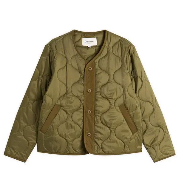 CORRIDOR Quilted Liner Jacket - Green