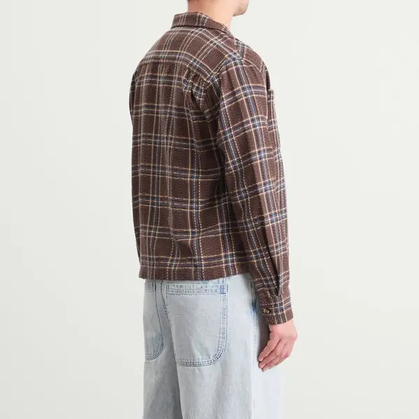 CORRIDOR Venice Plaid Zip Shirt