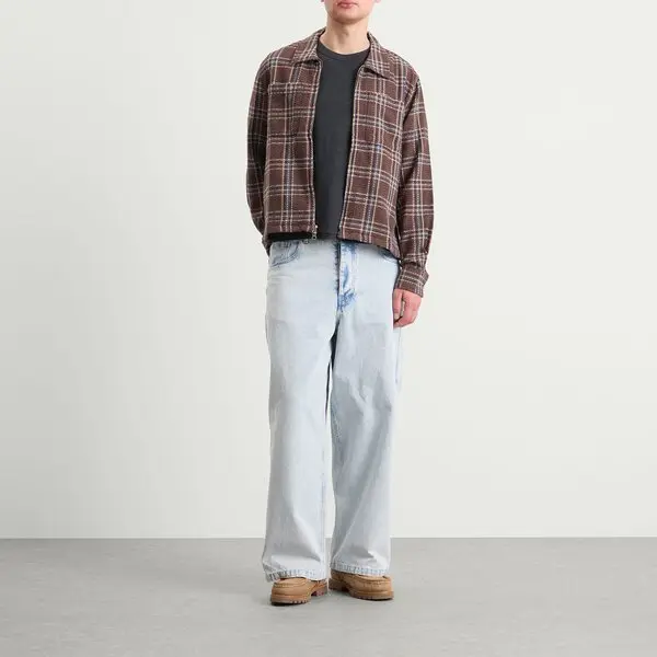 CORRIDOR Venice Plaid Zip Shirt
