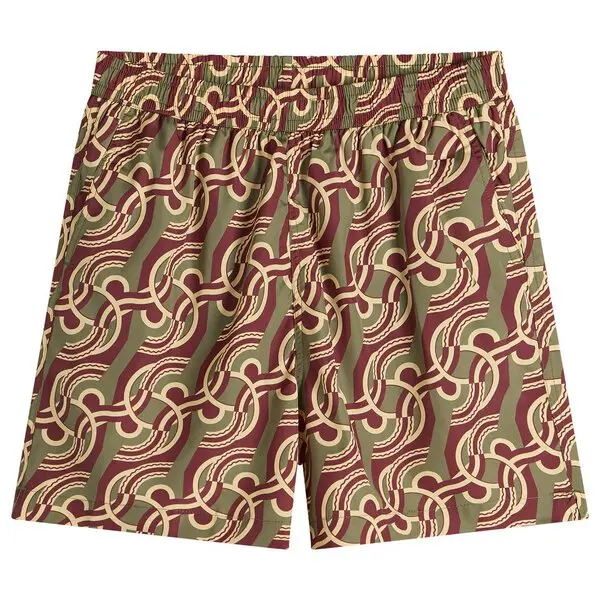 Drole De Monsieur Chain Link Monogram Swimsuit - Brown