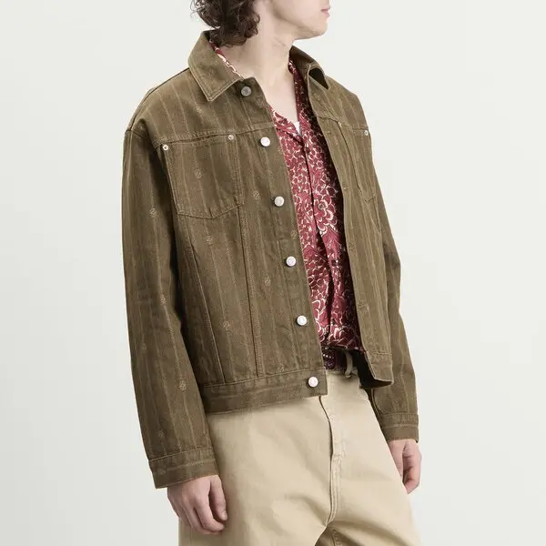 Drole De Monsieur Monogram Denim Jacket