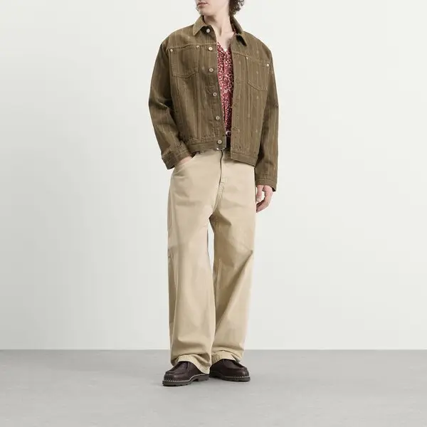 Drole De Monsieur Monogram Denim Jacket