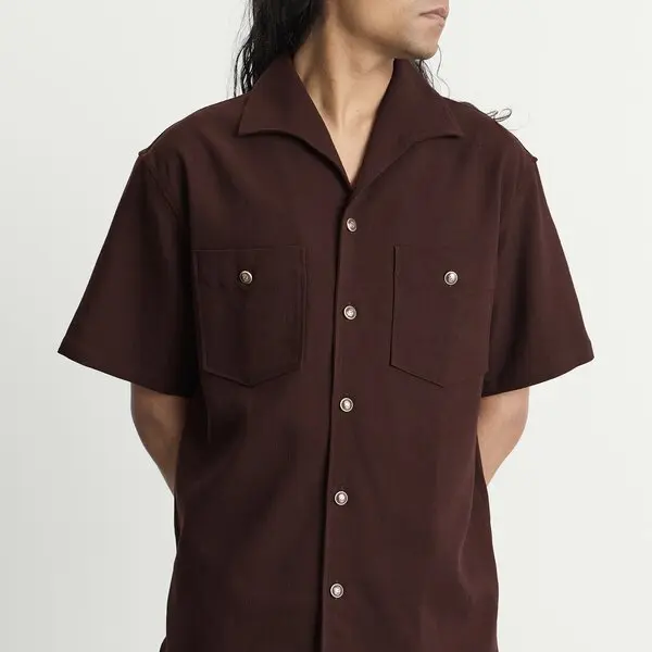 Drole De Monsieur Viscose Pocket Shirt