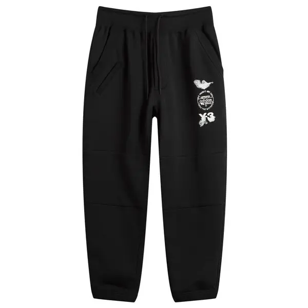 Y3 Logo Track Pant - Black