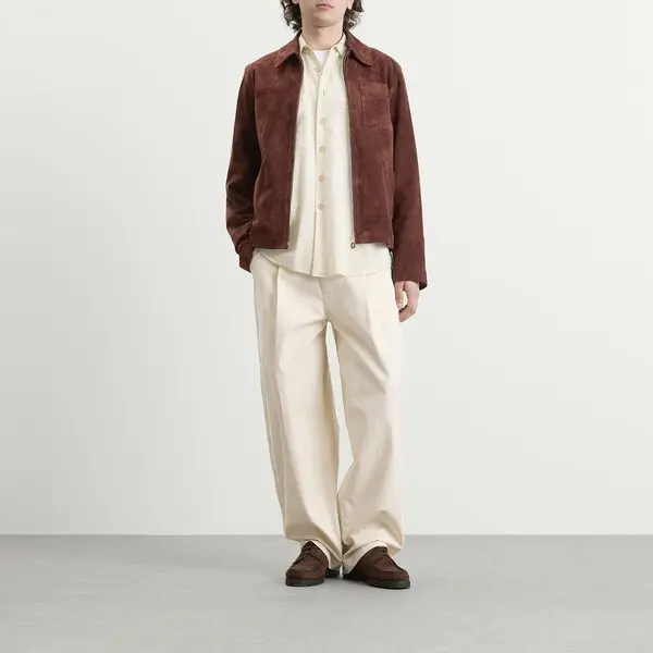 Drole De Monsieur D Mirror Zipped Leather Jacket