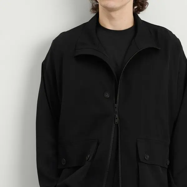 Y3 Zip Through Track Top