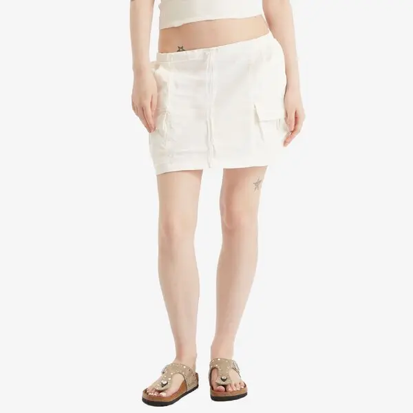 Good American Twill Mini Skirt