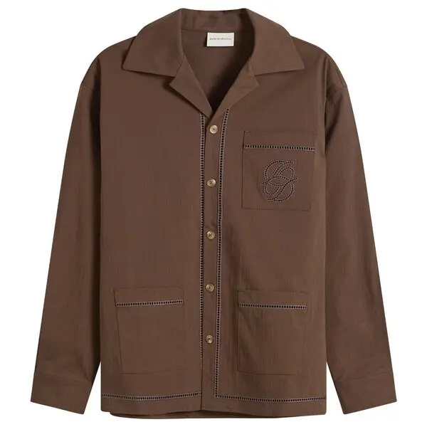 Drole De Monsieur Ladder Shirt - Brown