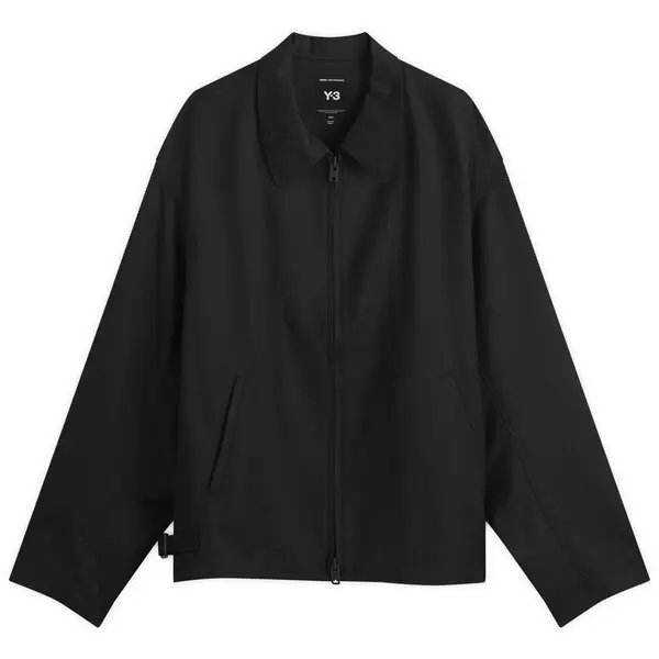 Y3 Zip Through Shirt Jacket - Black