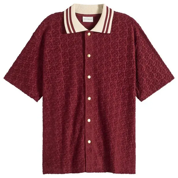 Drole De Monsieur Monogram Shirt - Wine
