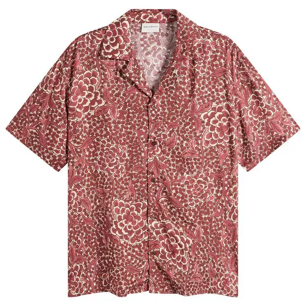 Drole De Monsieur Viscose Grapes Shirt - Red