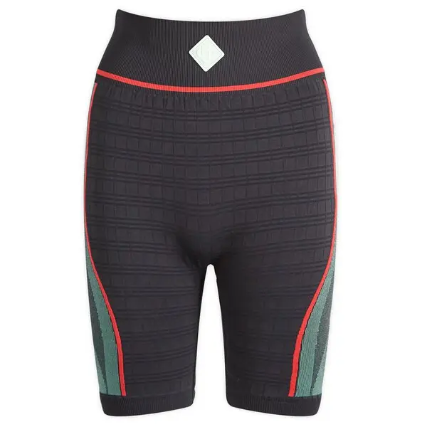 Casablanca Seamless Shorts - Black/mint