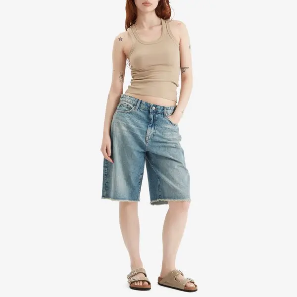 Good American Good Standard Ease Bermuda Shorts