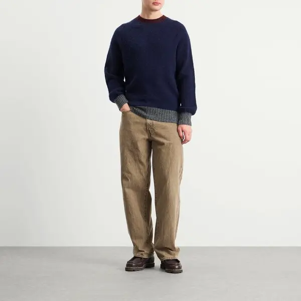 HOWLIN BY MORRISON Howlin' Captain Harry Contrast Trim Jumper