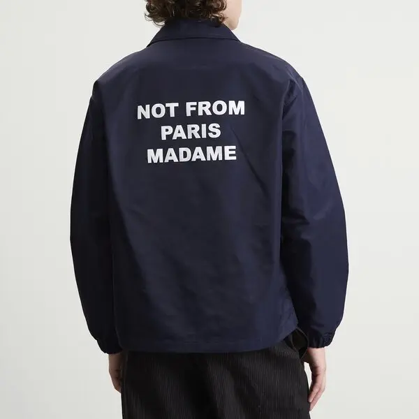 Drole De Monsieur Slogan Coach Jacket