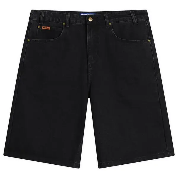 BUTTER GOODS Baggy Denim Shorts - Flat Black