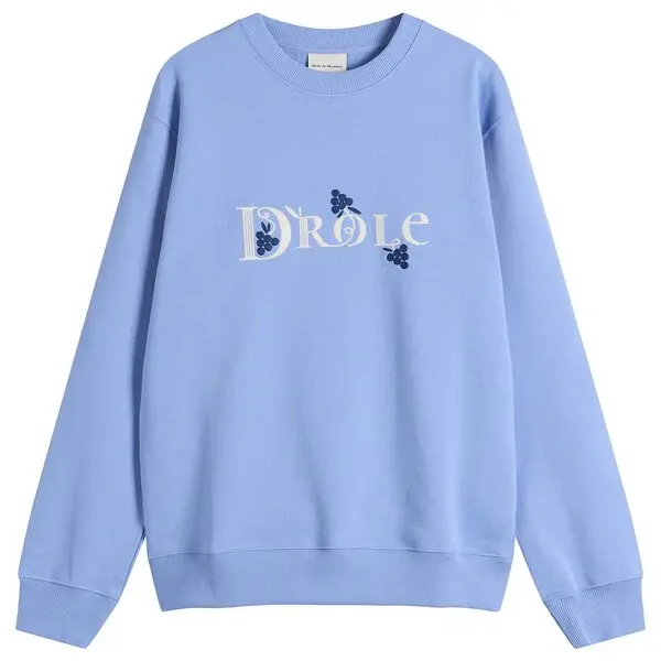 Drole De Monsieur Drôle Heritage Sweatshirt - Blue