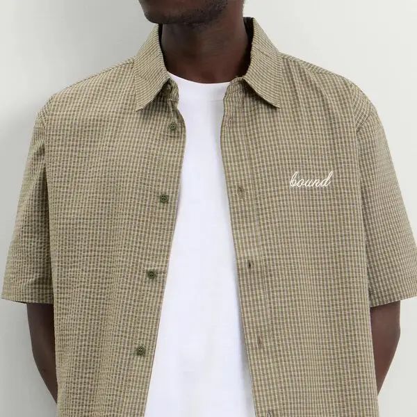 BOUND Gingham Cropped Shirt