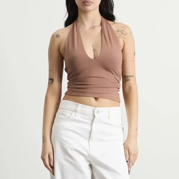 SKIMS Smooth Layers Halter Top