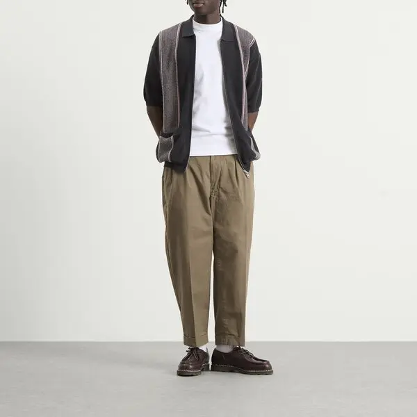 BEAMS 2 Pleat Chino