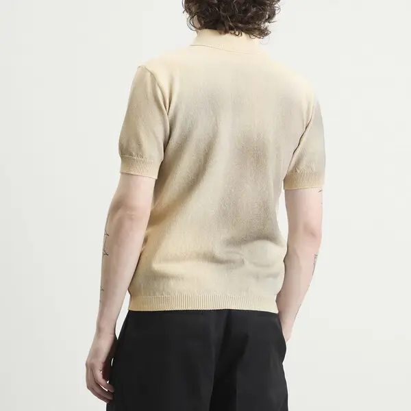 MAISON MARGIELA Knitted Cotton Polo Shirt