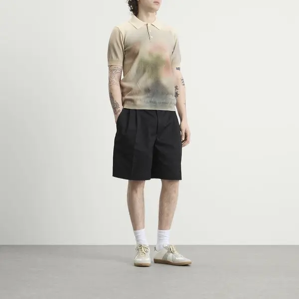 MAISON MARGIELA Knitted Cotton Polo Shirt