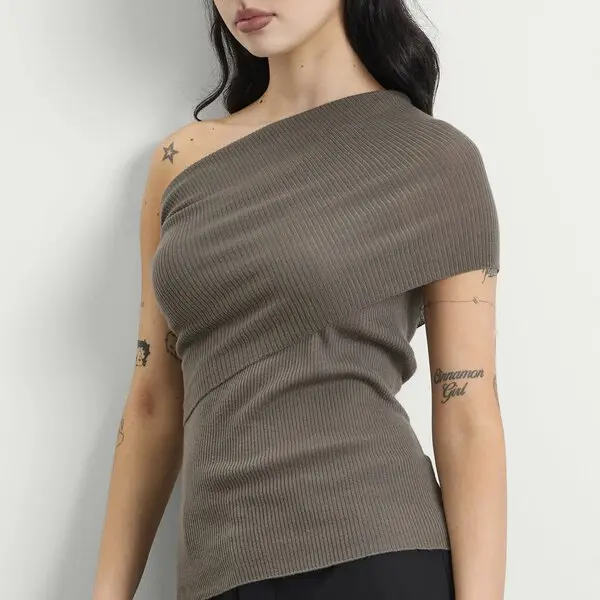Rick Owens Athena One Shoulder Top
