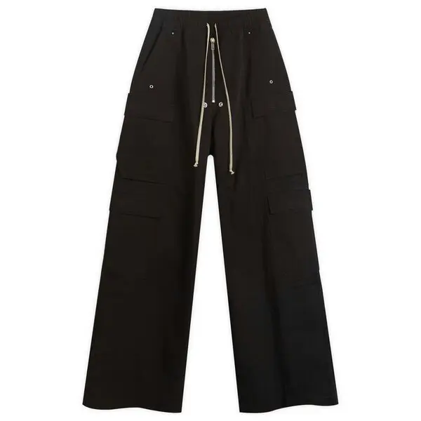 Rick Owens Double Cargobela Trousers - Black