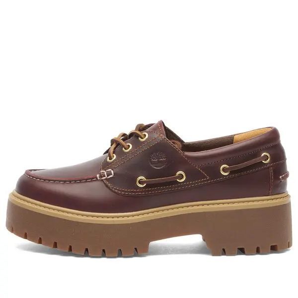 Timberland Stone Street Platform Boat Shoe - Rootbeer