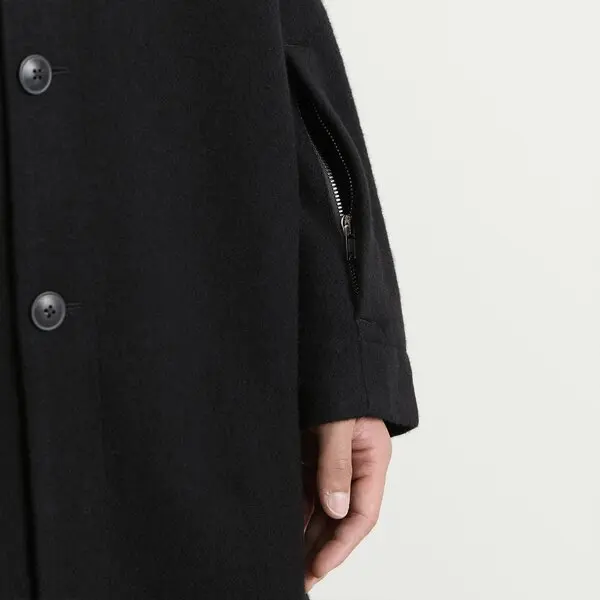 Rick Owens Buttoned Brad Coat