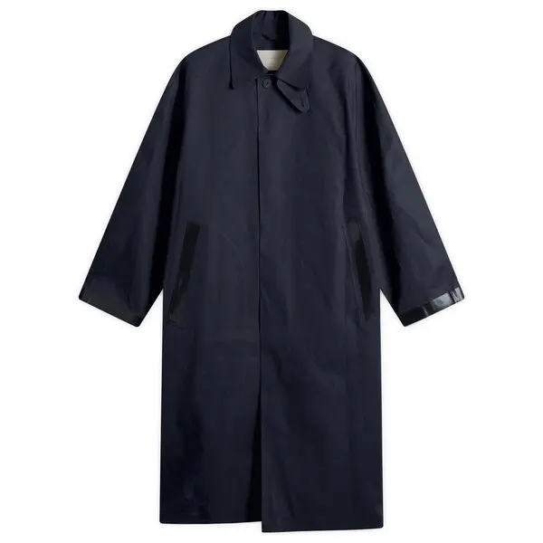 Studio Nicholson X Mackintosh Long Bonded Mac - Navy