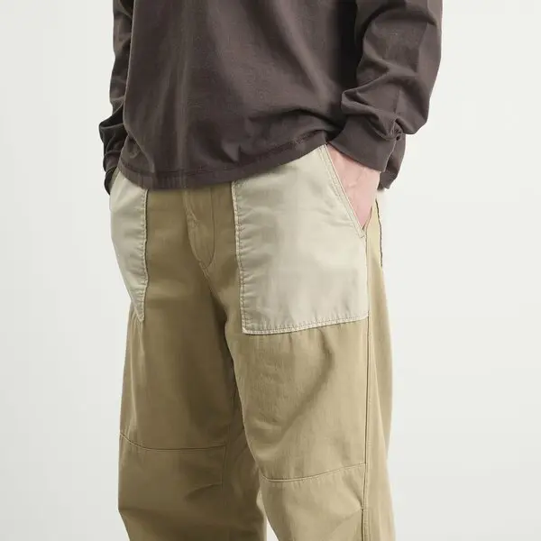 MAISON MARGIELA Cotton Contrast Workwear Trousers
