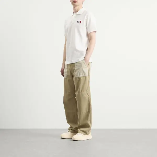 Moncler Tripe Crest Polo Shirt