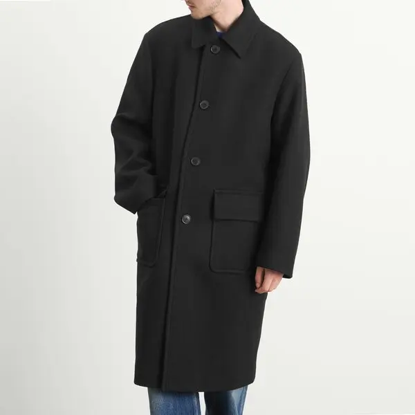Dries Van Noten Wool Twill Overcoat
