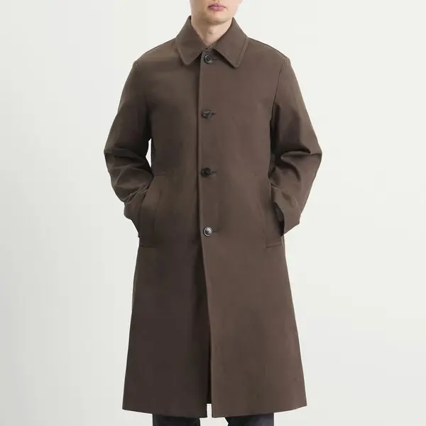 Dries Van Noten Water Repellent Double-faced Cotton Coat