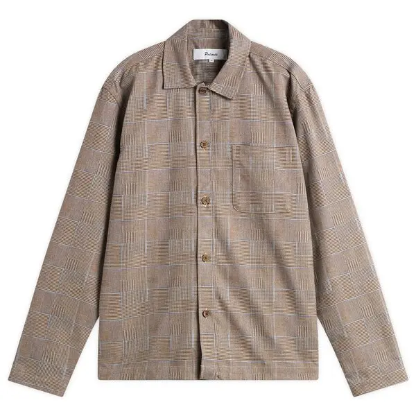PALMES Glen Overshirt - Brown
