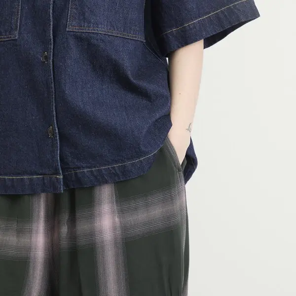 Needles H.d Rayon Plaid Pants