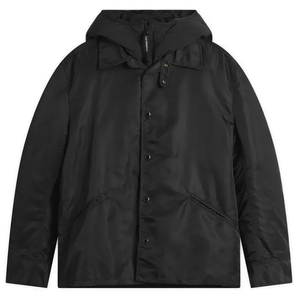 Junya Watanabe X C.p. Company Nylon Twill Goggle Jacket - Black