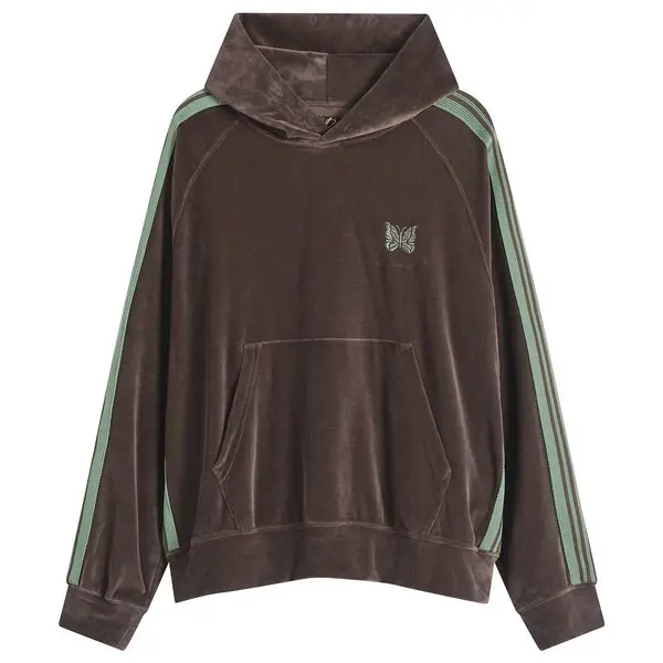 Needles Track Hoodie - Brown