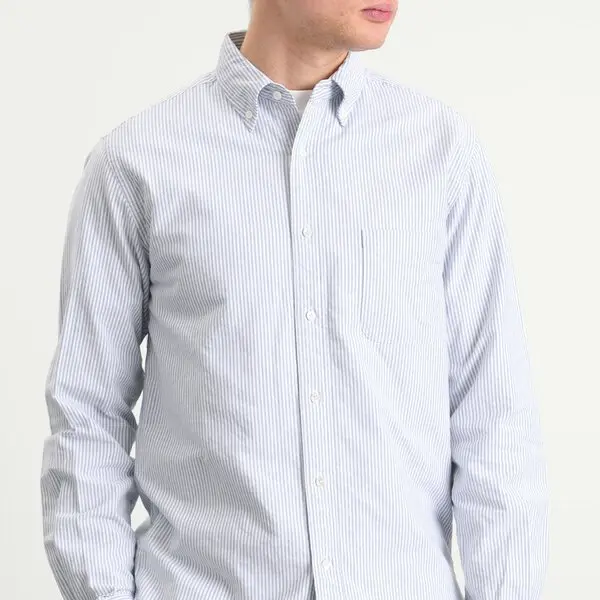 BEAMS Button Down Candy Stripe Shirt