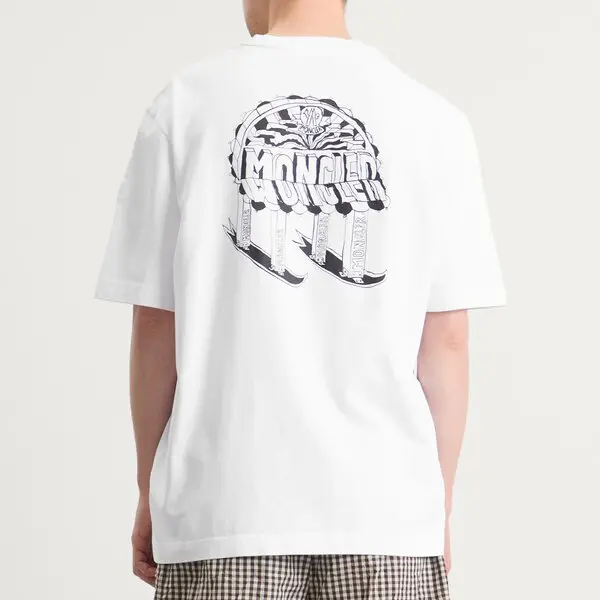 Moncler Back Graphic T-shirt - White