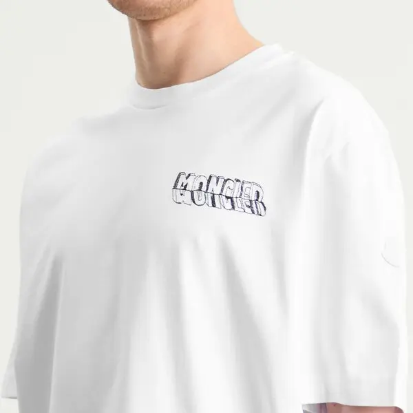 Moncler Back Graphic T-shirt - White