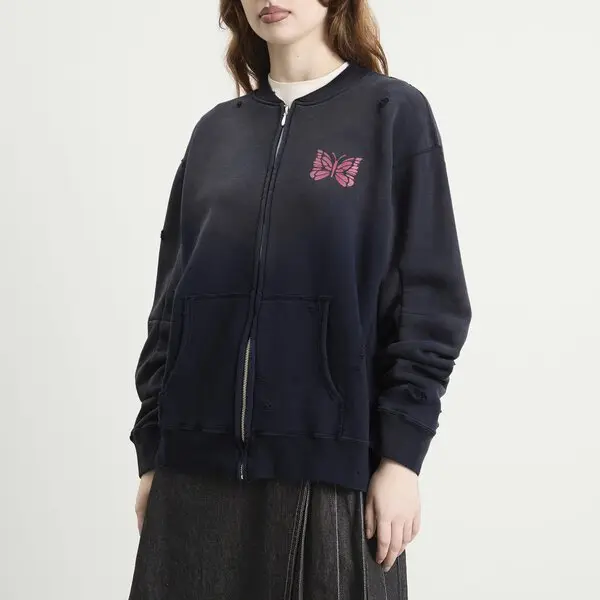 Needles Deconstructed Zipped Sweat