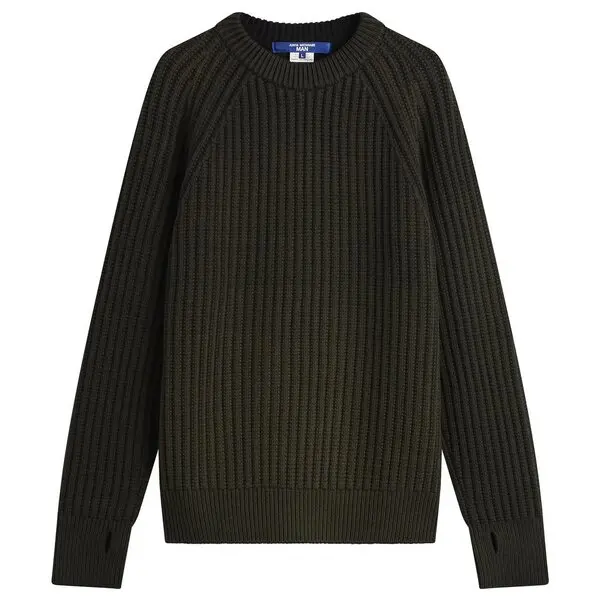 Junya Watanabe Double Sided Ribbed Knit - Grey Blue