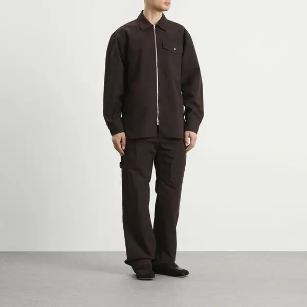 Dries Van Noten Overdyed Double Weave Cotton Cargo