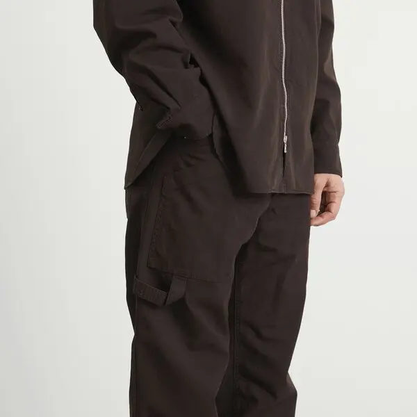 Dries Van Noten Overdyed Double Weave Cotton Cargo