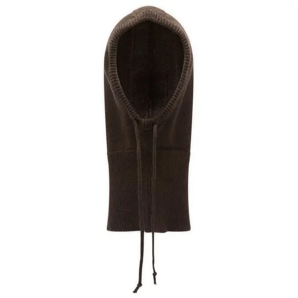MAISON MARGIELA Knitted Balaclava Hood - Brown