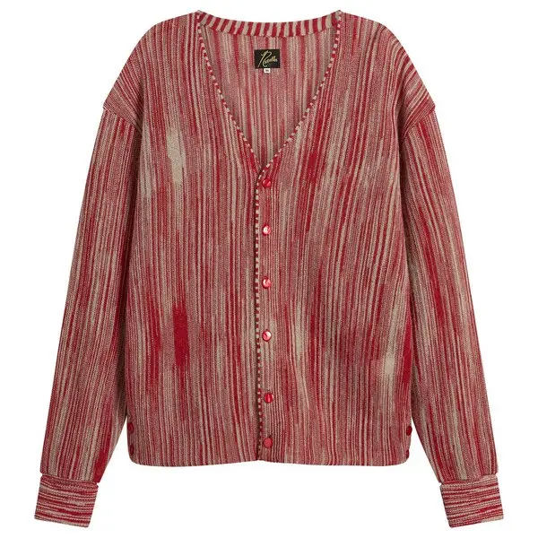 Needles Knit Cardigan - Red